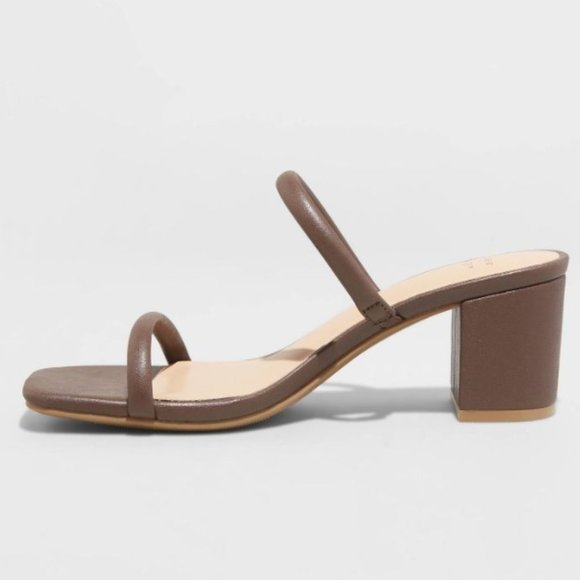 a new day | Shoes | Nwt A New Day Womens Square Toed Block Heeled Slide ...